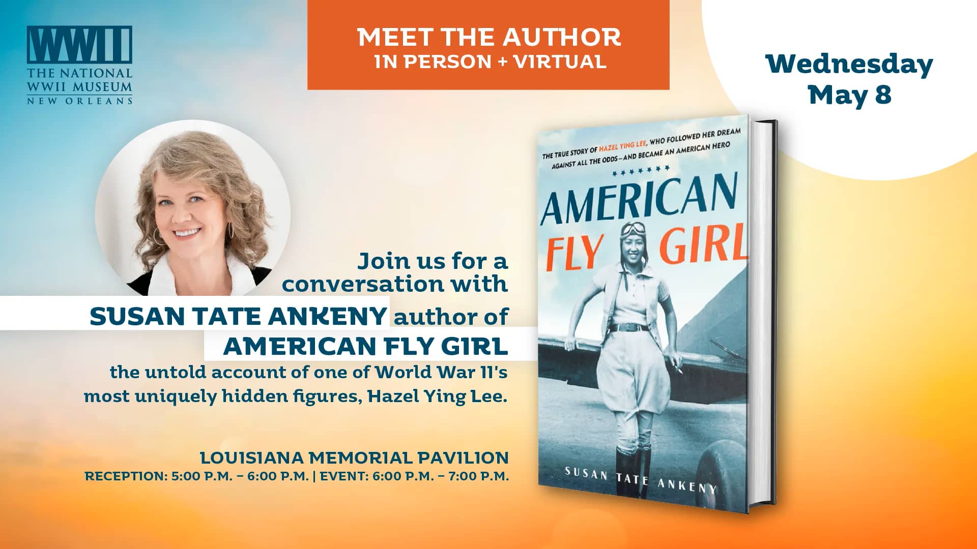 Meet the Author: Susan Tate Ankeny, “American Flygirl” | May 8, 2024 on ...