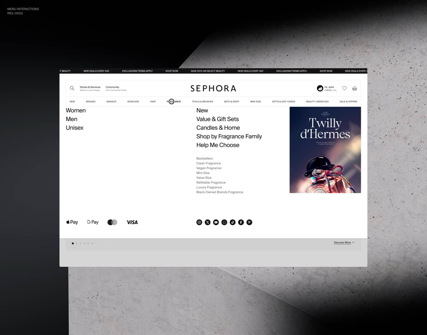 Sephora Menu Interaction on Vimeo