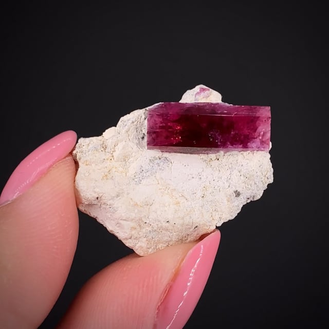 Beryl var. Red Beryl - JWL24-16 - Ruby Violet claims - USA Mineral Specimen