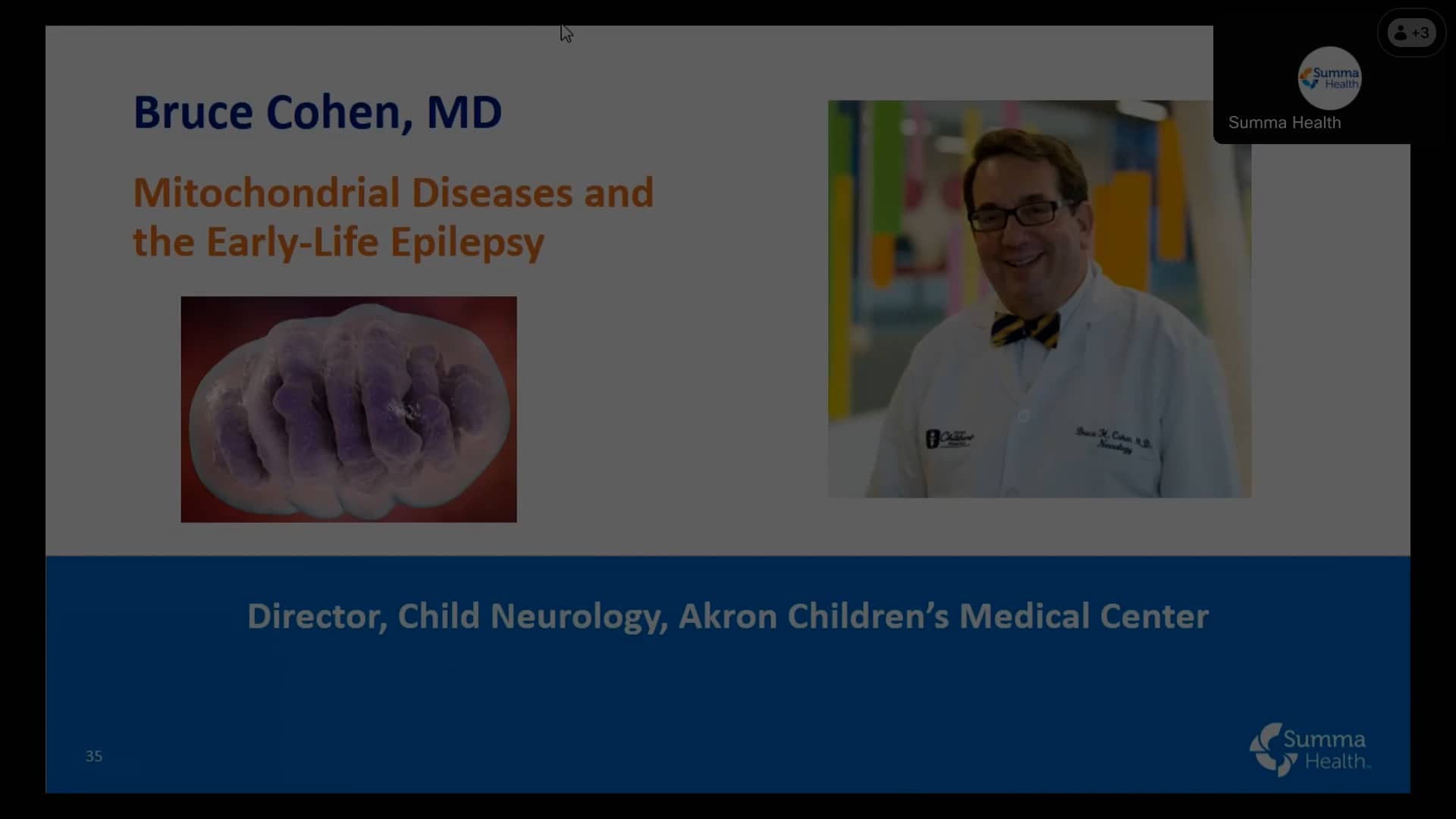 Summa Health Epilepsy Symposium 2024 Bruce Cohen, MD on Vimeo