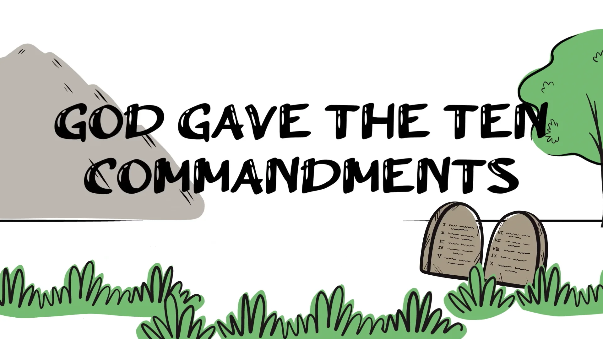 June 9th God Gave the Ten Commandments - Elementary on Vimeo