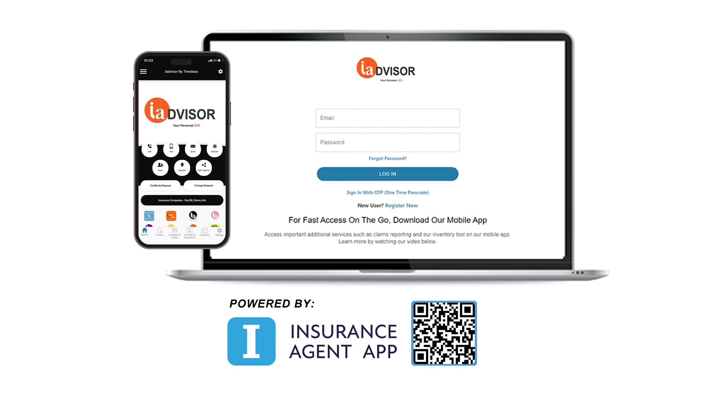 Iadvisor by Timeless - Mobile App Intro