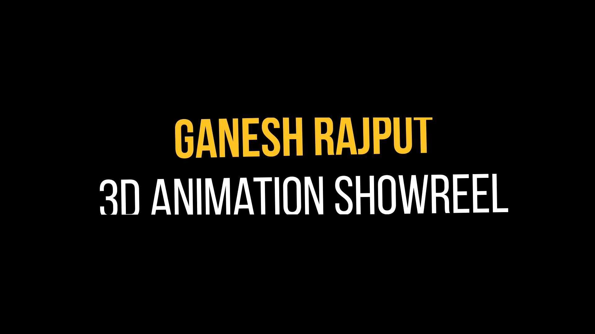 Ganesh_Rajput_3d_Animation_showreel on Vimeo