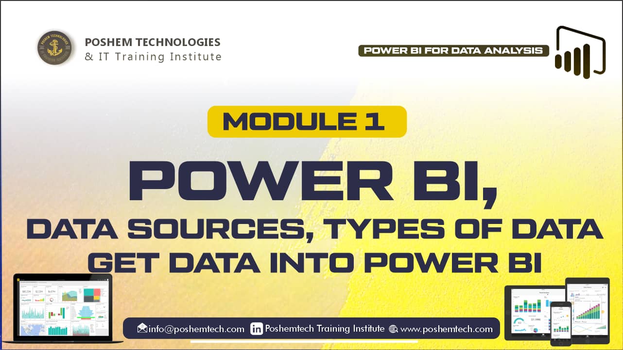 Module 1- Power BI, Data Sources, Types of Data, Get Data into Power BI on Vimeo