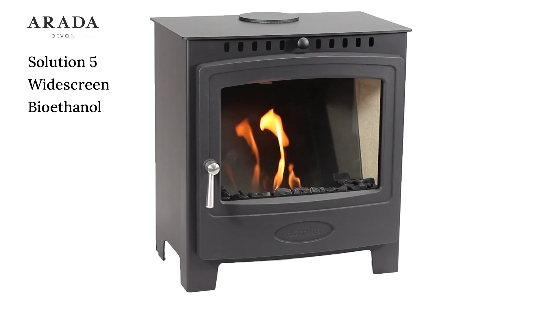 NEW Hamlet Solution 5 Widescreen Bioethanol Stove from Arada