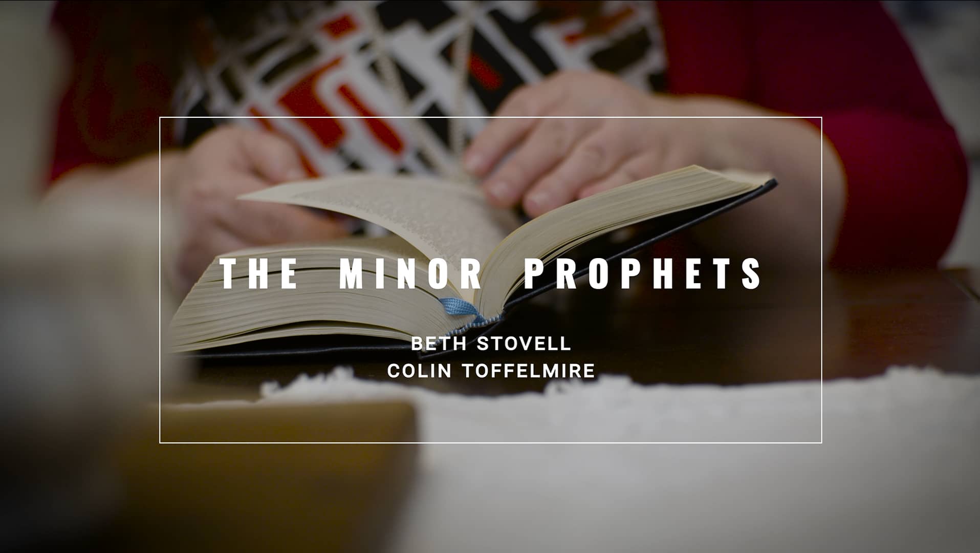 Introduction to the Minor Prophets (Trailer) on Vimeo