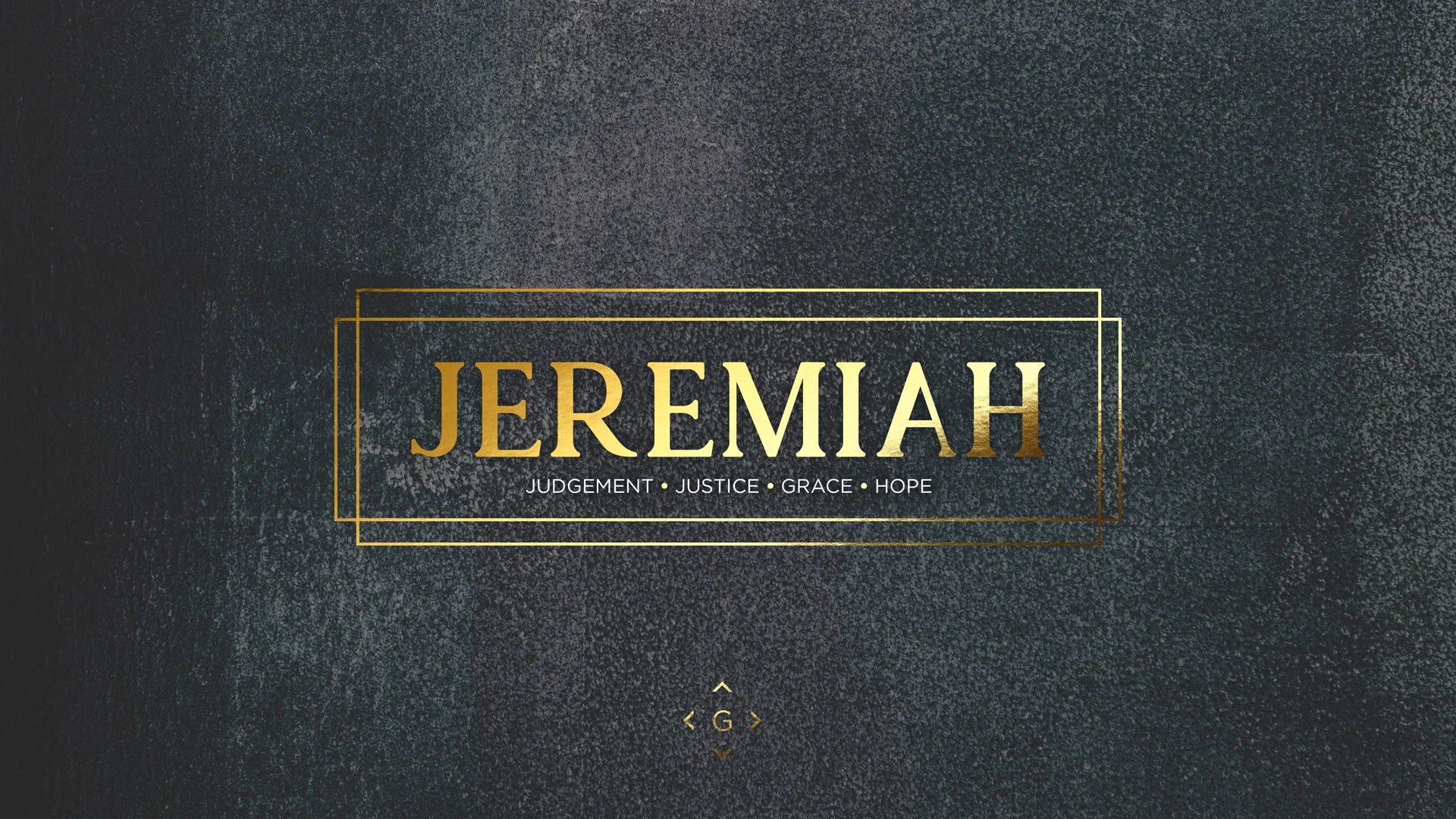 Jeremiah Week 9 | May 12, 2024 on Vimeo