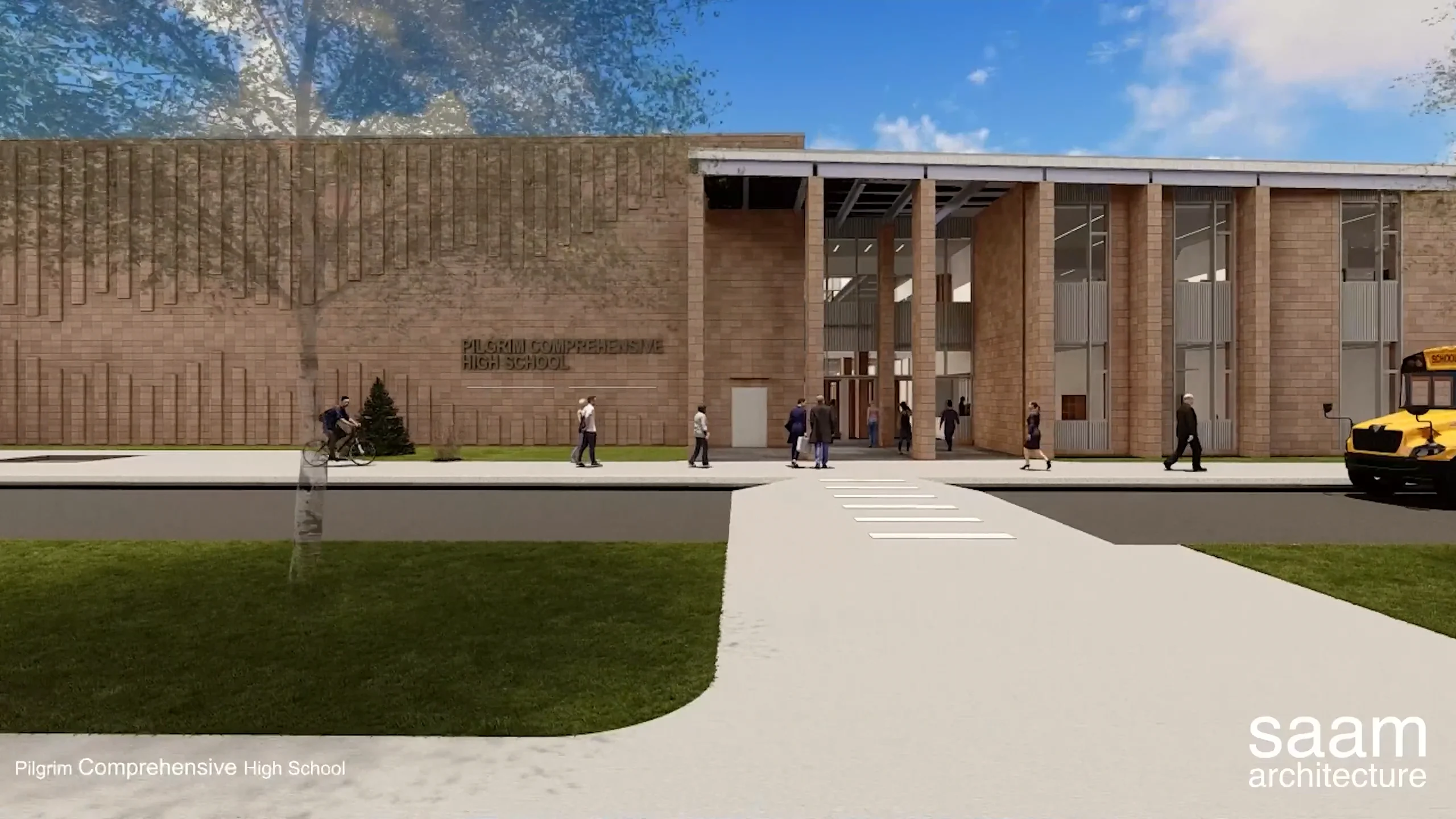 Saam Architecture | Pilgrim Comprehensive High School, Warwick, RI on Vimeo