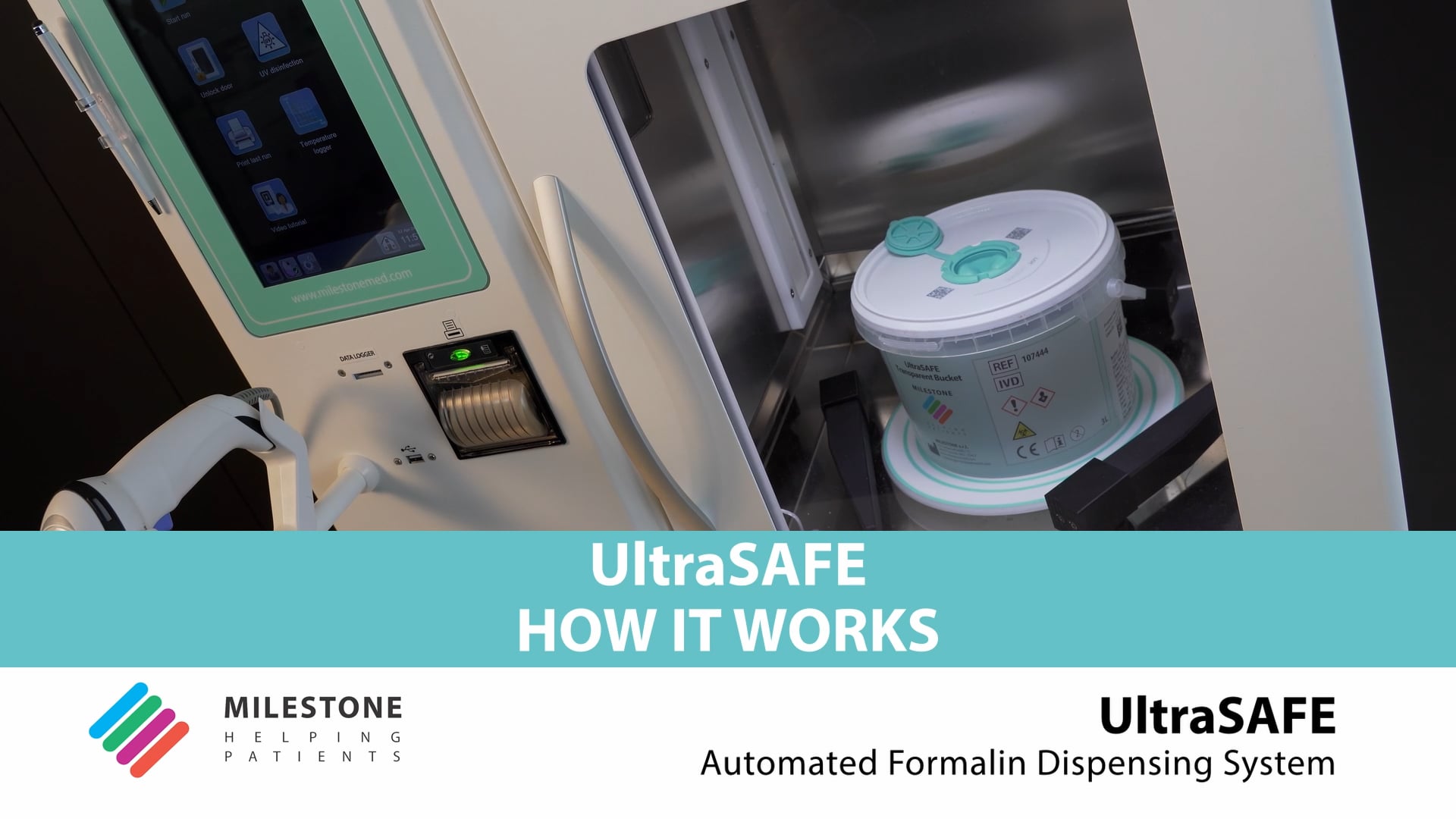 UltraSAFE, Automated Formalin Dispensing System - How it works