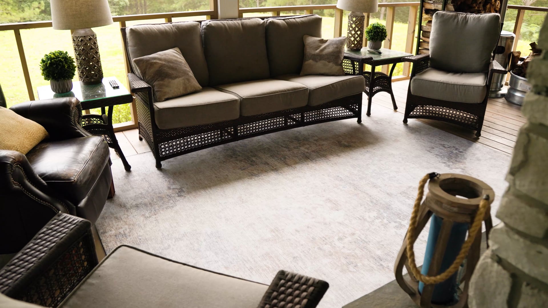 Machine Washable Indoor/Outdoor Chantille ACN578 Rug, 5' x 7'6 ...