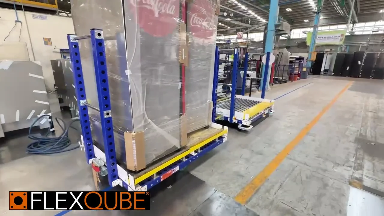 FlexQube AGV System With Rollers