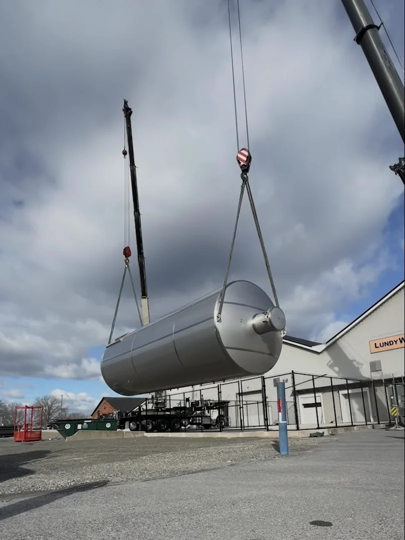 Outdoor Storage Tanks Install on Vimeo