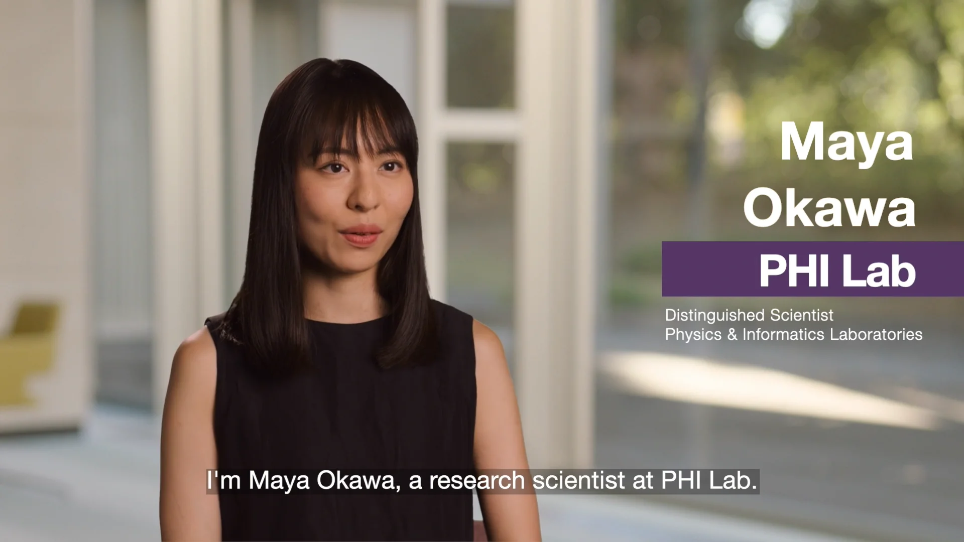Maya Okawa, Research Scientist, PHI Lab