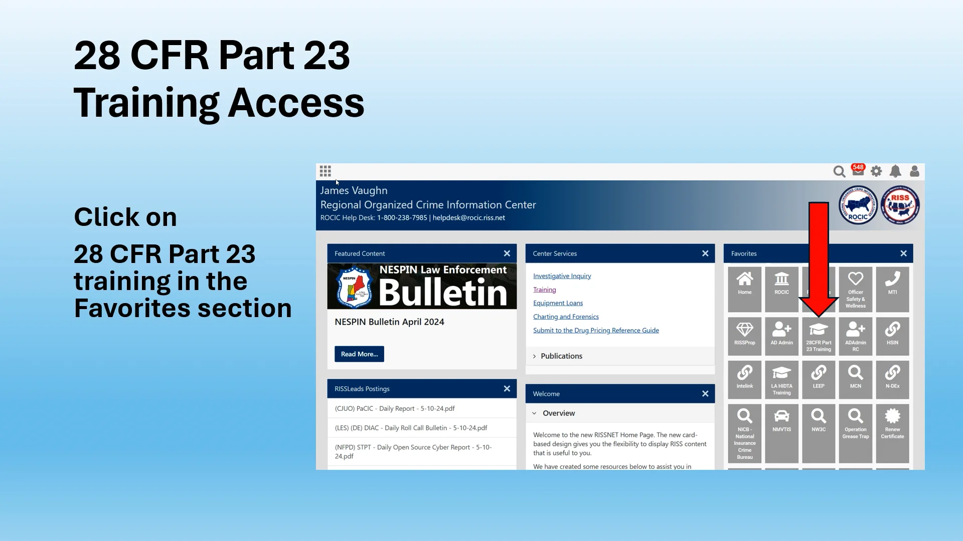 28 CFR Part 23 Training Access on Vimeo