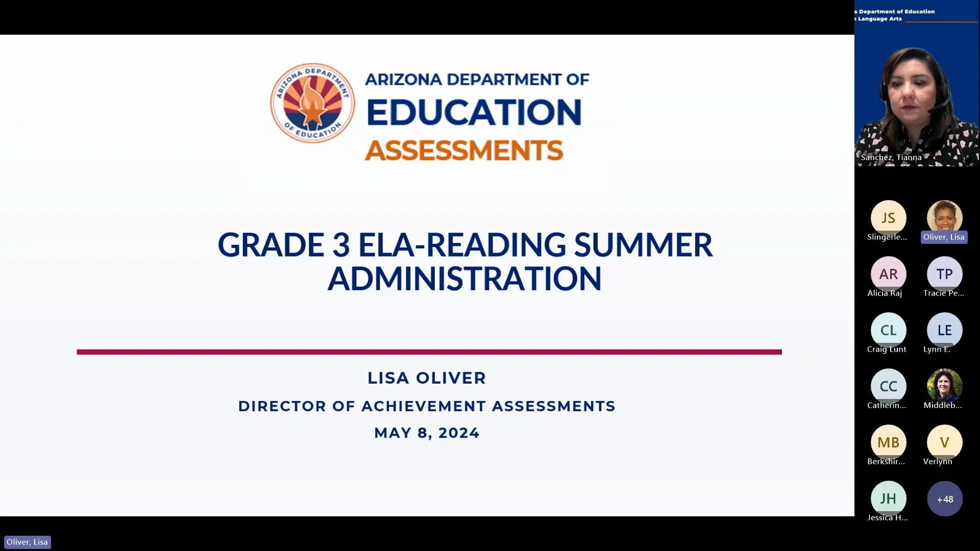 AASA Grade 3 ELA Reading Summer Test Administration - Webinar-20240508 ...