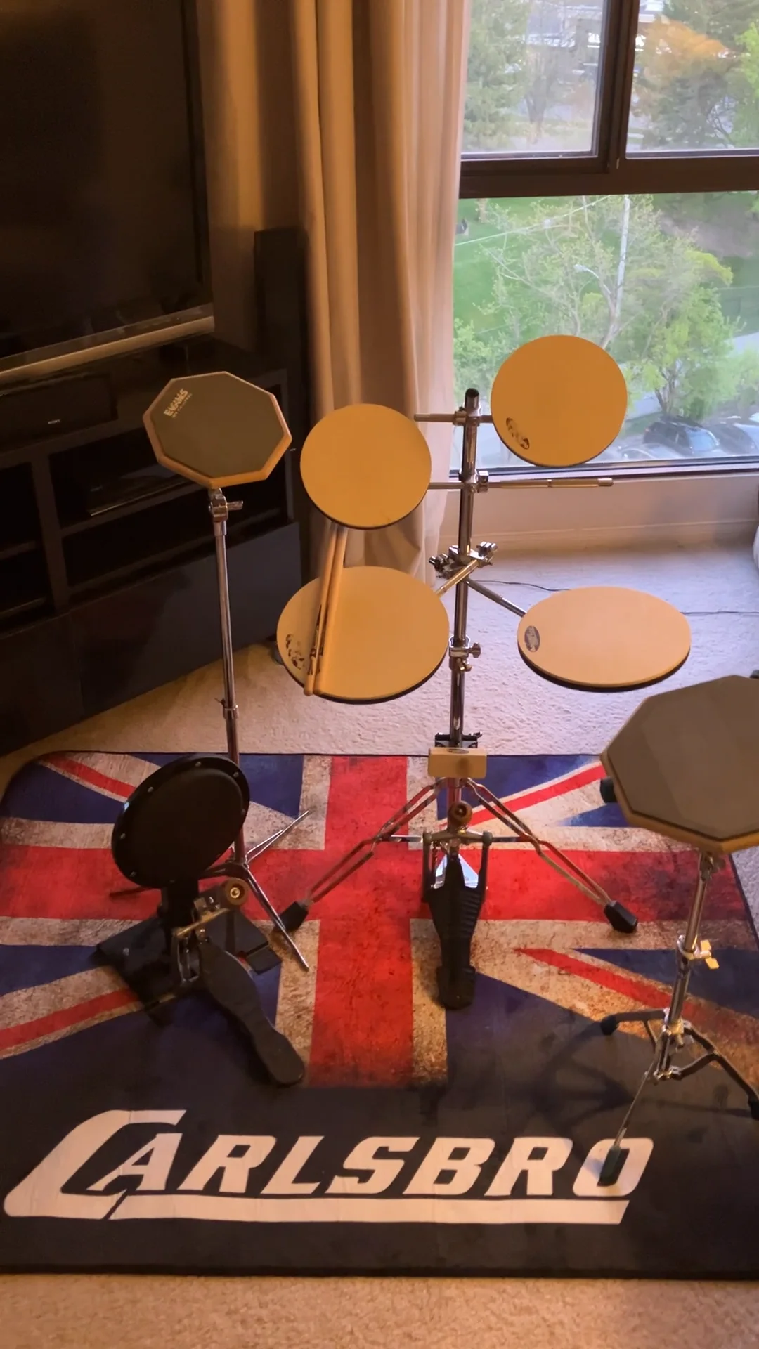 Keith Moon drum equipment bass drum pedals and drumsticks on Vimeo