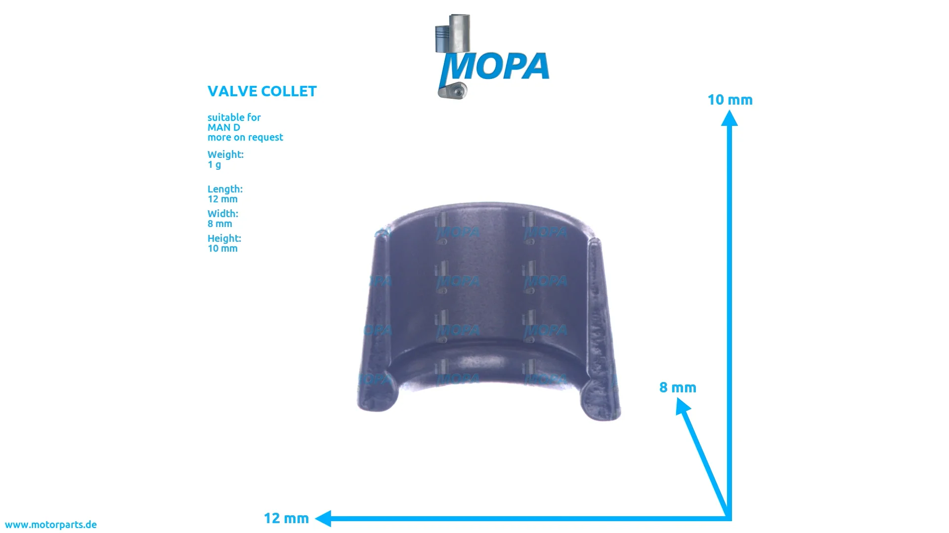51041040024 - MOPA VALVE COLLET suitable for MAN D engines on Vimeo