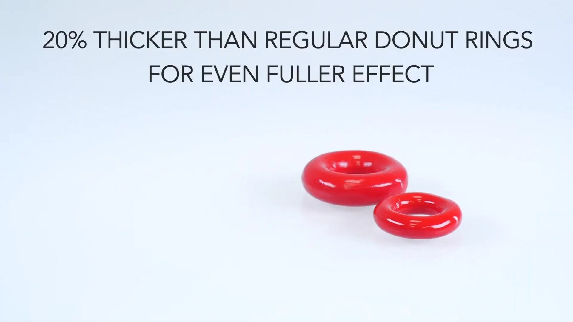 Blush Novelties Stay Hard Donut Rings Oversized Cock Ring for Harder Erections Increased Stamina ...