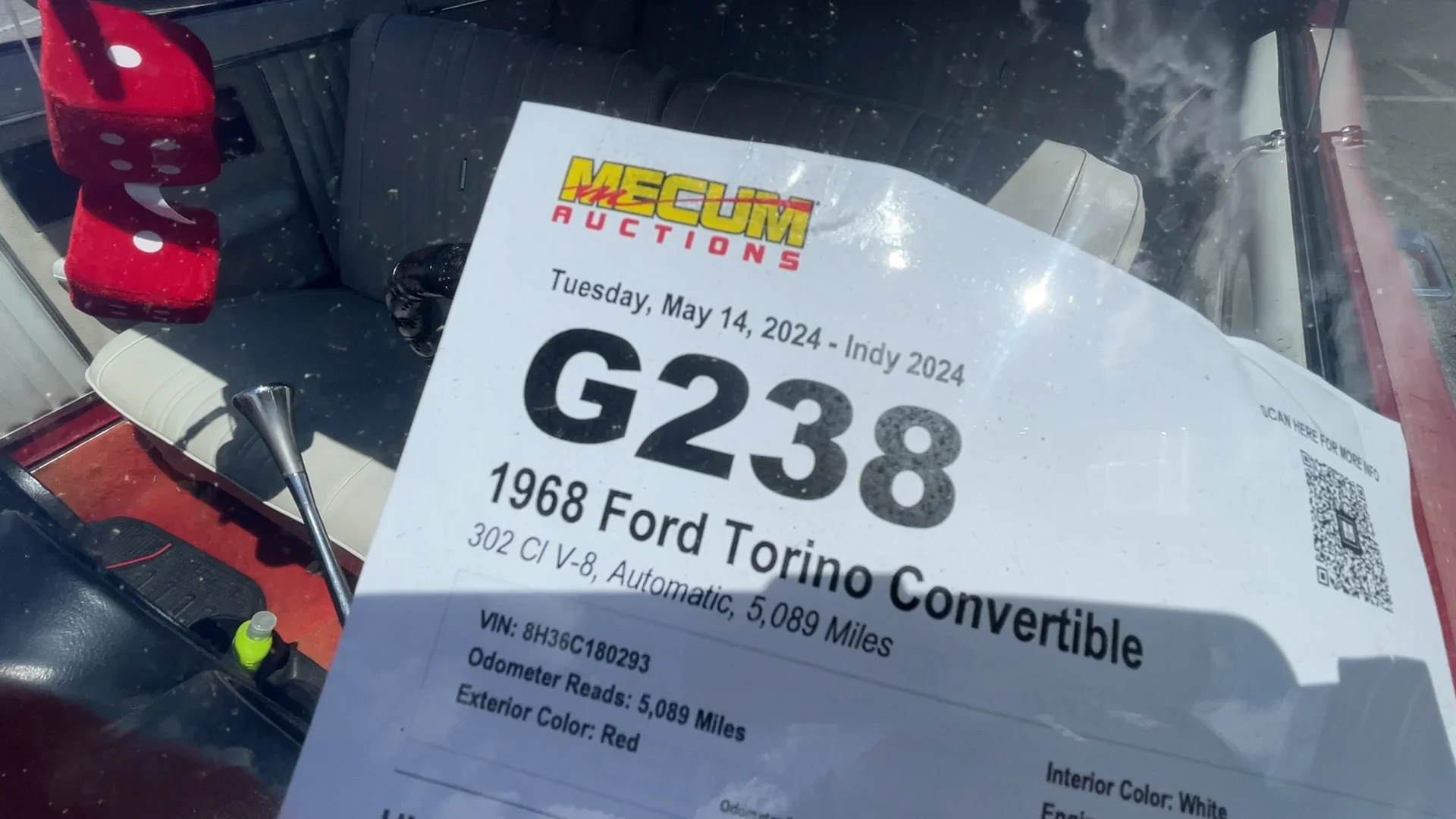 G238 - 1968 Ford Torino Convertible on Vimeo