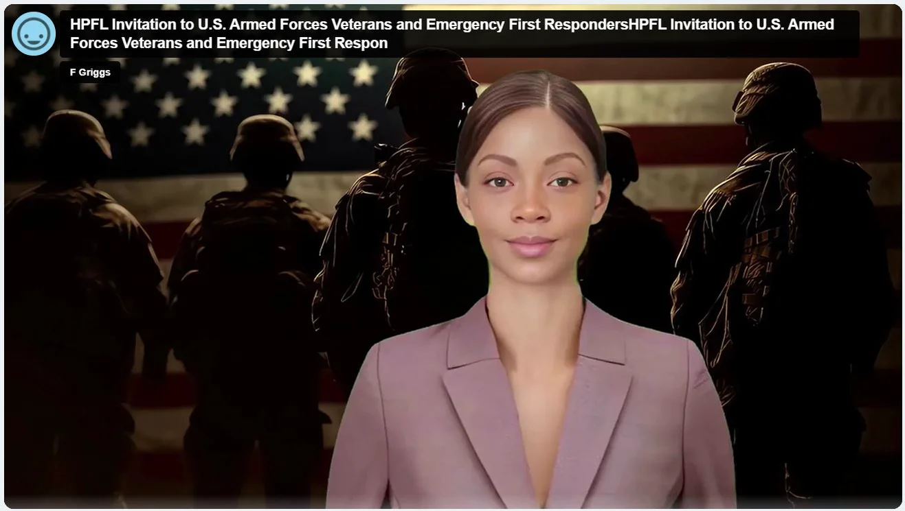 HPFL Invitation to U.S. Armed Forces Veterans and Emergency First Responders on Vimeo