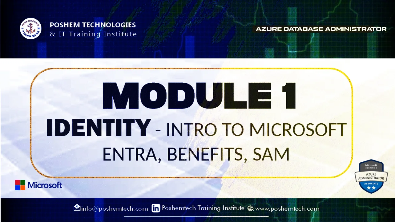 AZ 104 -Module 1 - Identity- Intro to Microsoft Entra, Benefits, SAML - Saturday Jan 13 - 2024 ...