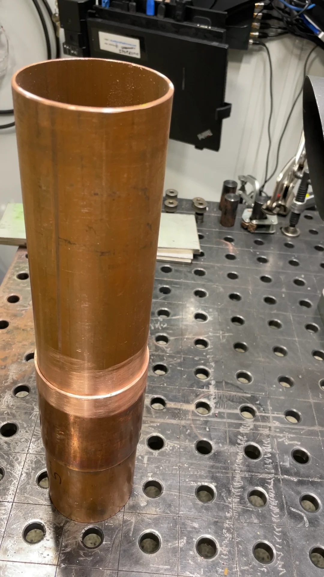 Coper welding .085" wall Copper Pipe 2000XR on Vimeo