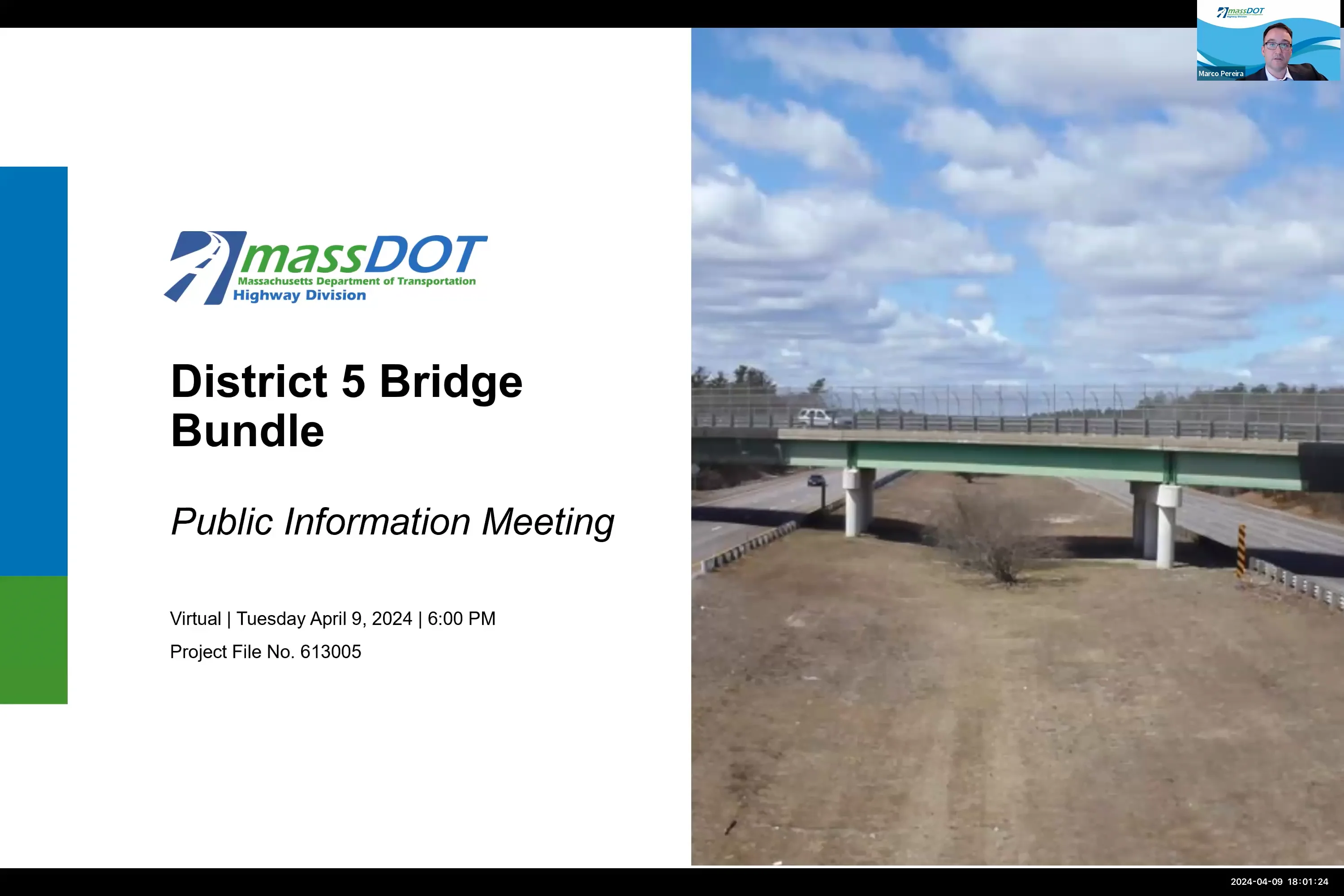 District 5 Bridge Bundle - Public information meeting 4/9/24 on Vimeo