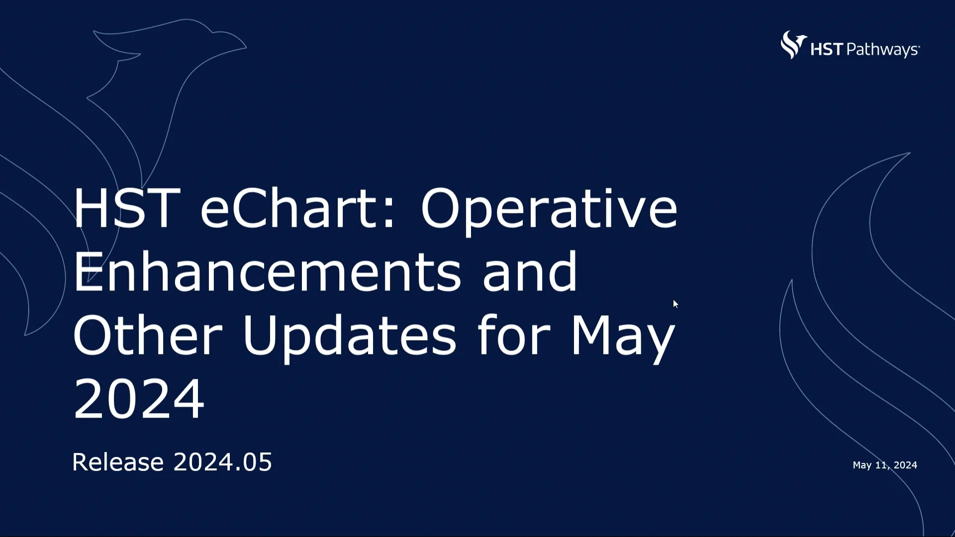 HST eChart Release 2024.05: Operative Enhancements and Other Updates ...