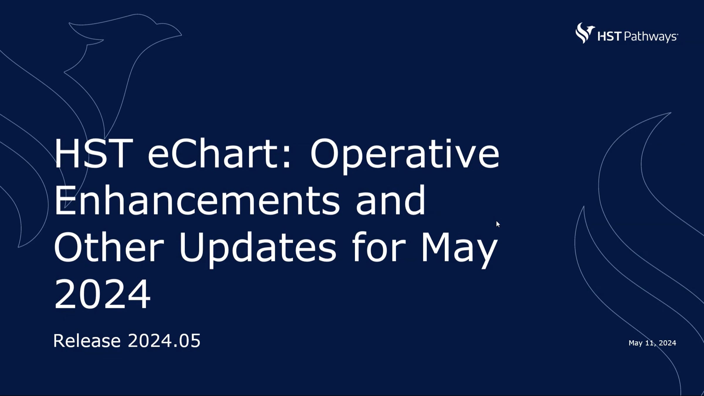 HST eChart Release 2024.05: Operative Enhancements and Other Updates ...