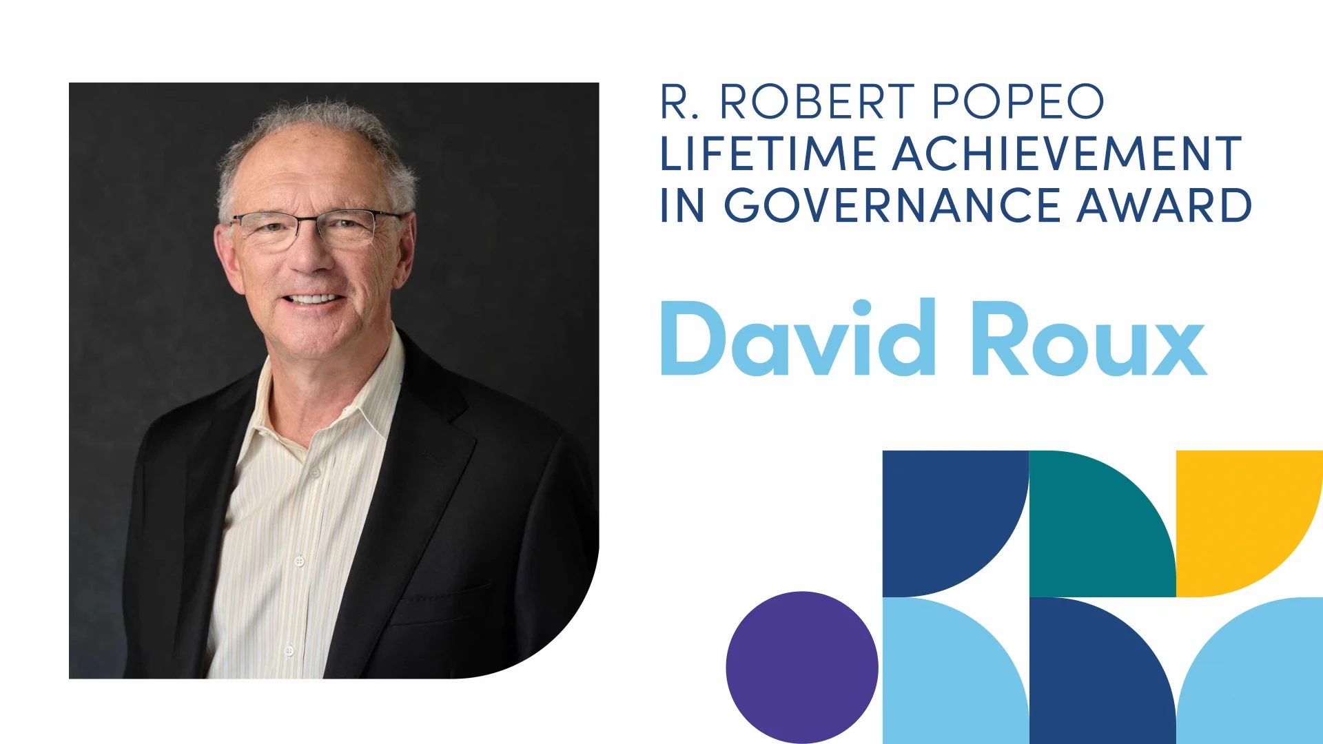 NACD NE DOY 2024 Lifetime Achievement Award David Roux on Vimeo