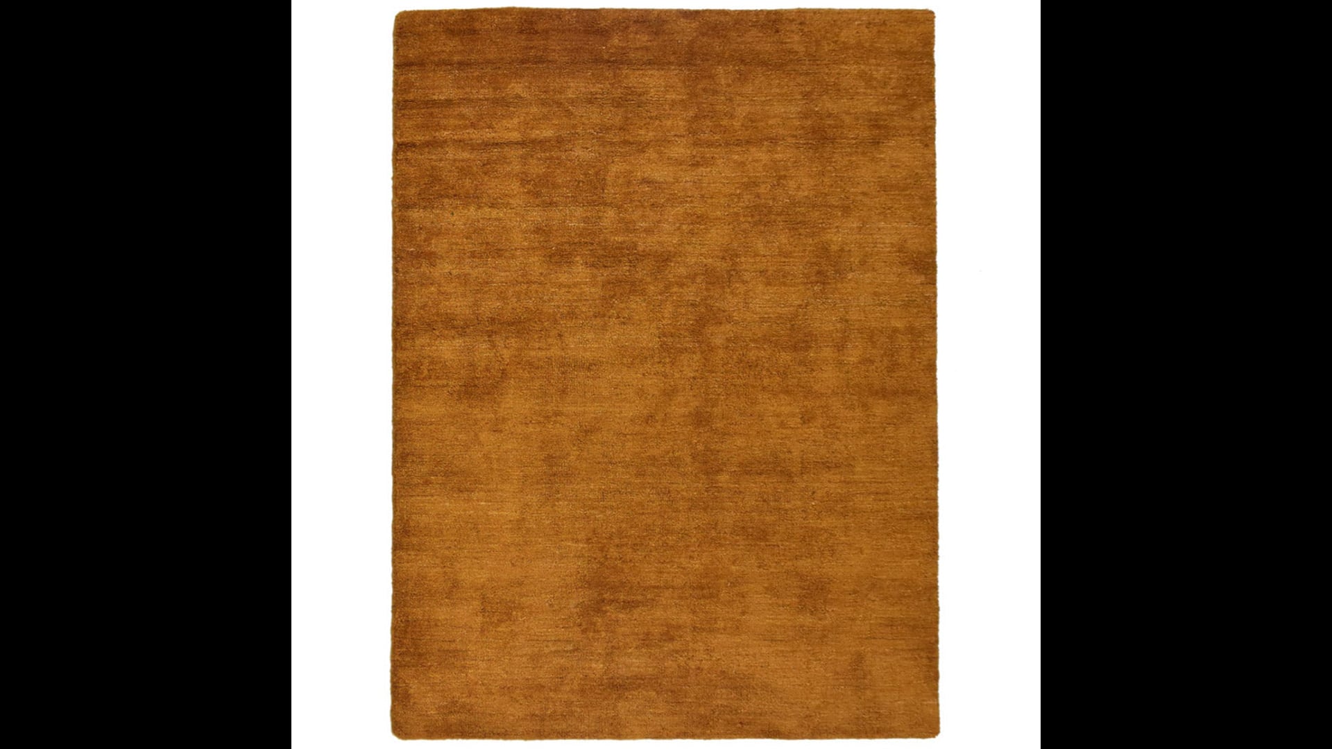 Hand Knotted Loom Silk Mix Area Rug Solid Gold, [Rectangle] 8'x10 ...