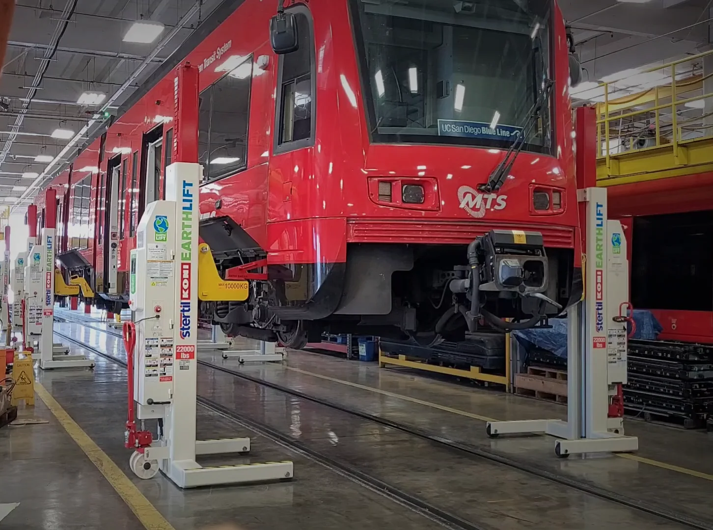 Stertil-Koni Rail Lifts at Work