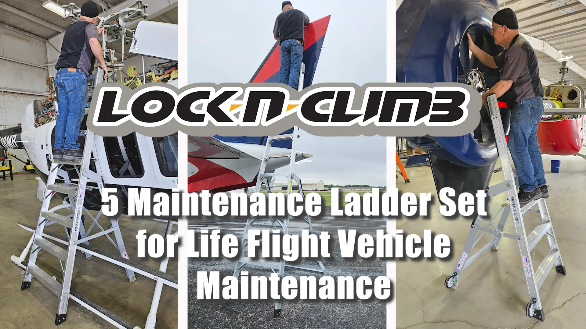 LockNClimb Helicopter Maintenance Ladders