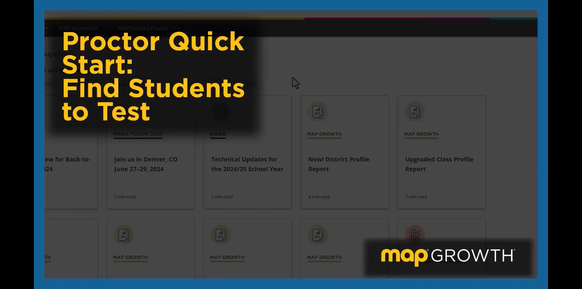 Proctor Quick Start - How to Find Students for Testing
