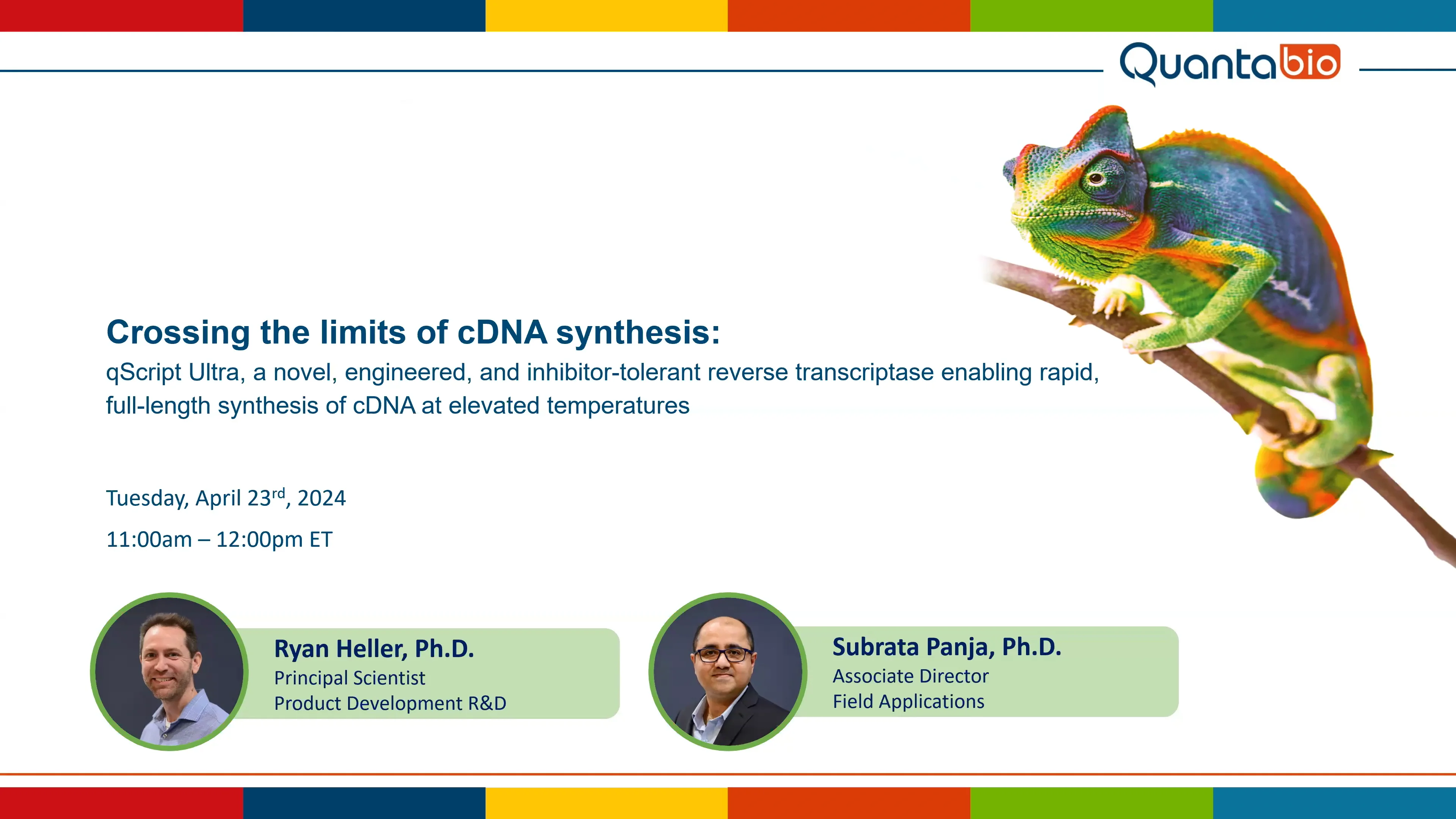 Crossing the limits of cDNA synthesis - Quantabio Webinar 2024