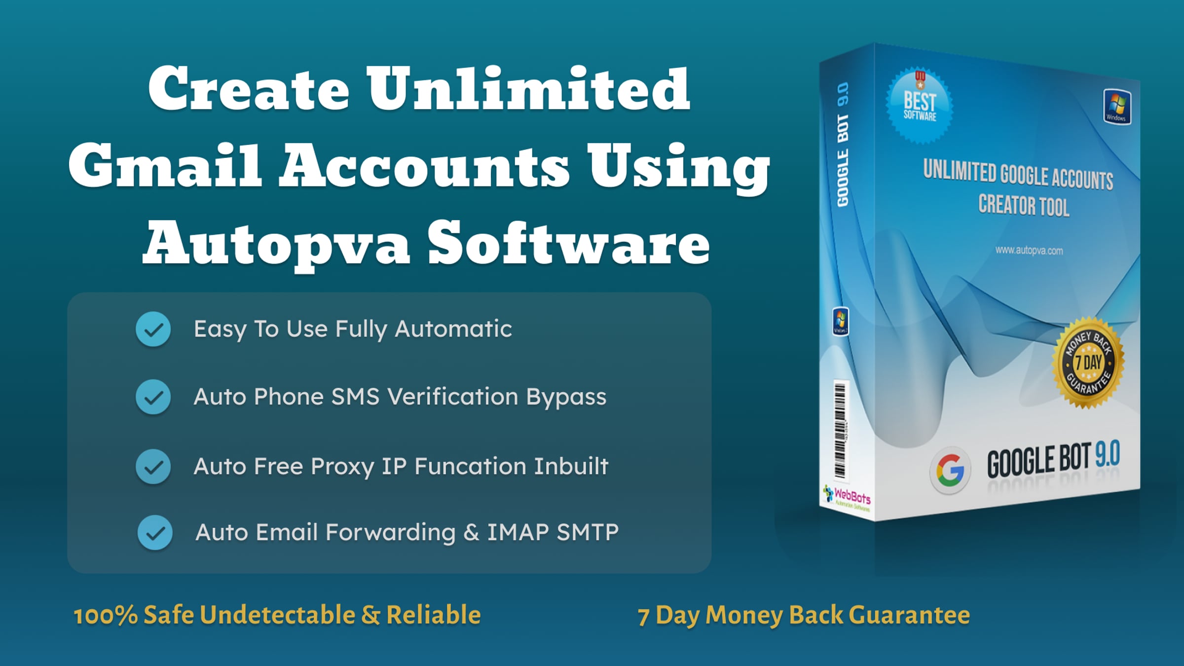 Mass Gmail accounts creator tool - WebBots Google Account Creator