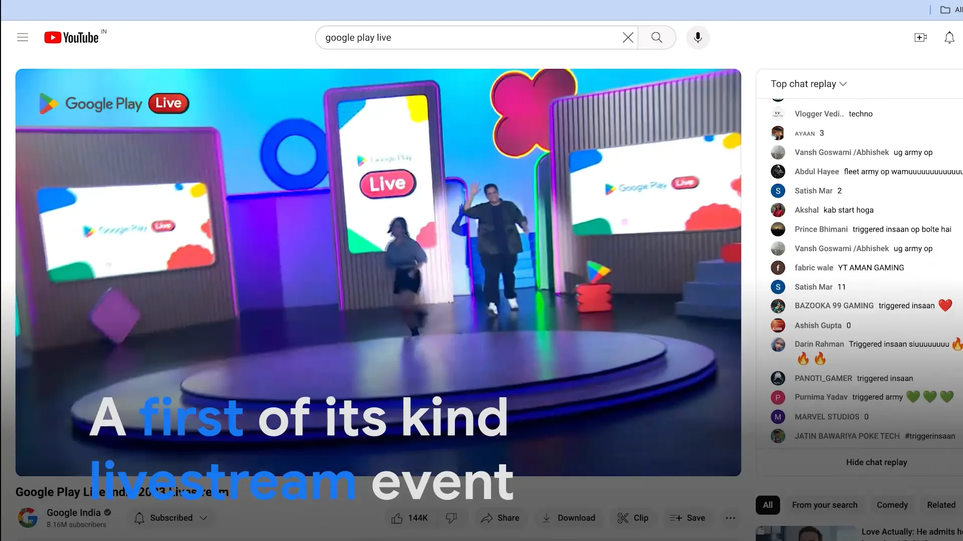 Google Play Live on Vimeo