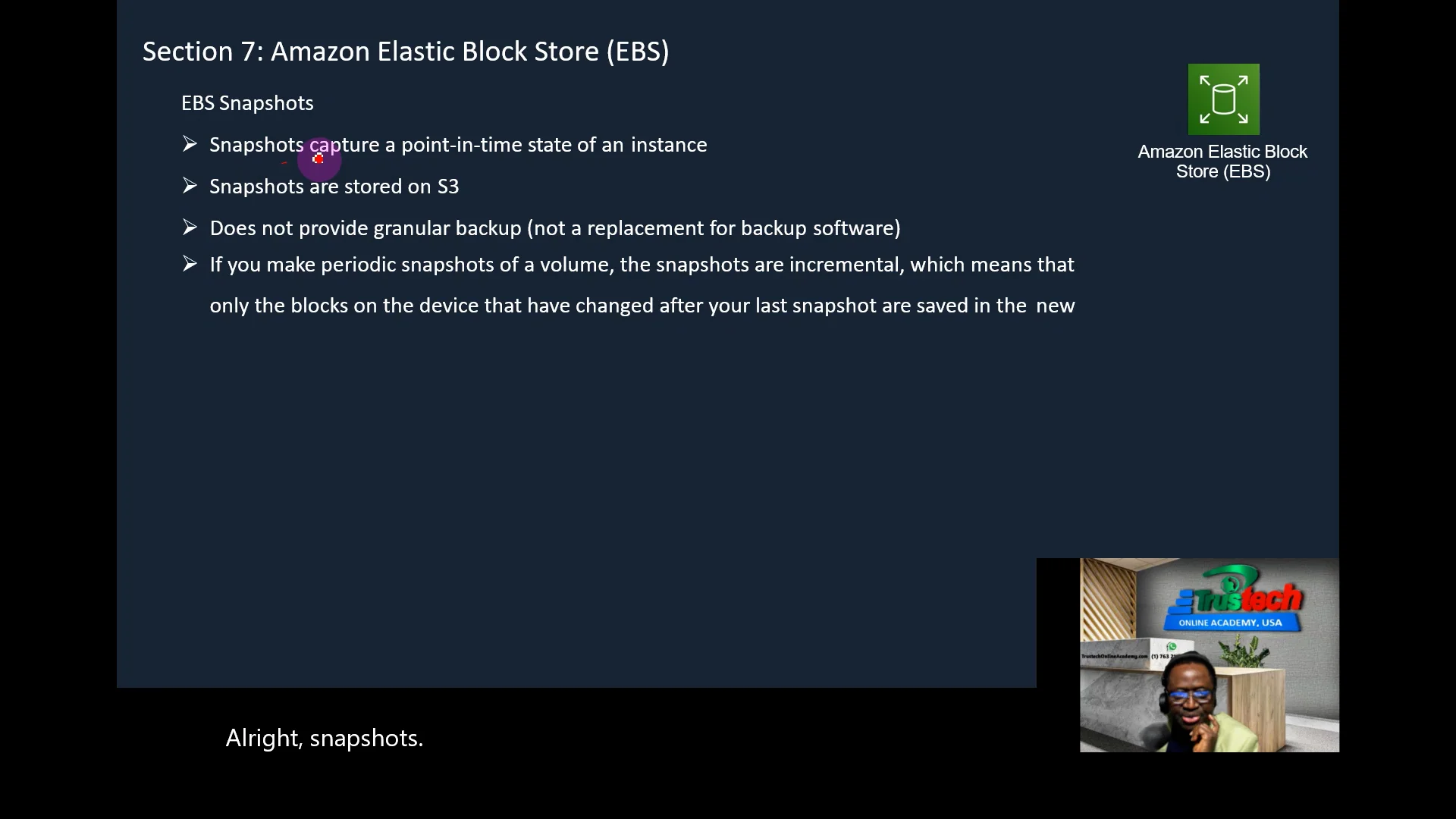 51 AWS CCP EBS Volume Snapshot 02 on Vimeo