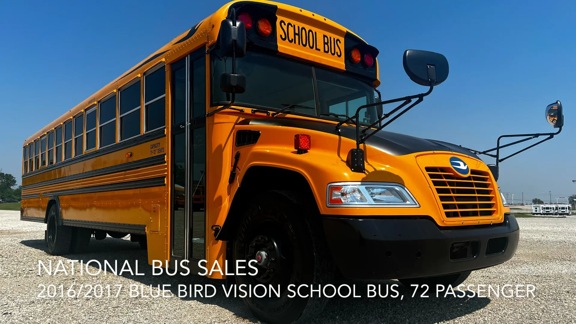 2016 & 2017 Blue Bird Vision School Buses, 71 passenger - National Bus ...