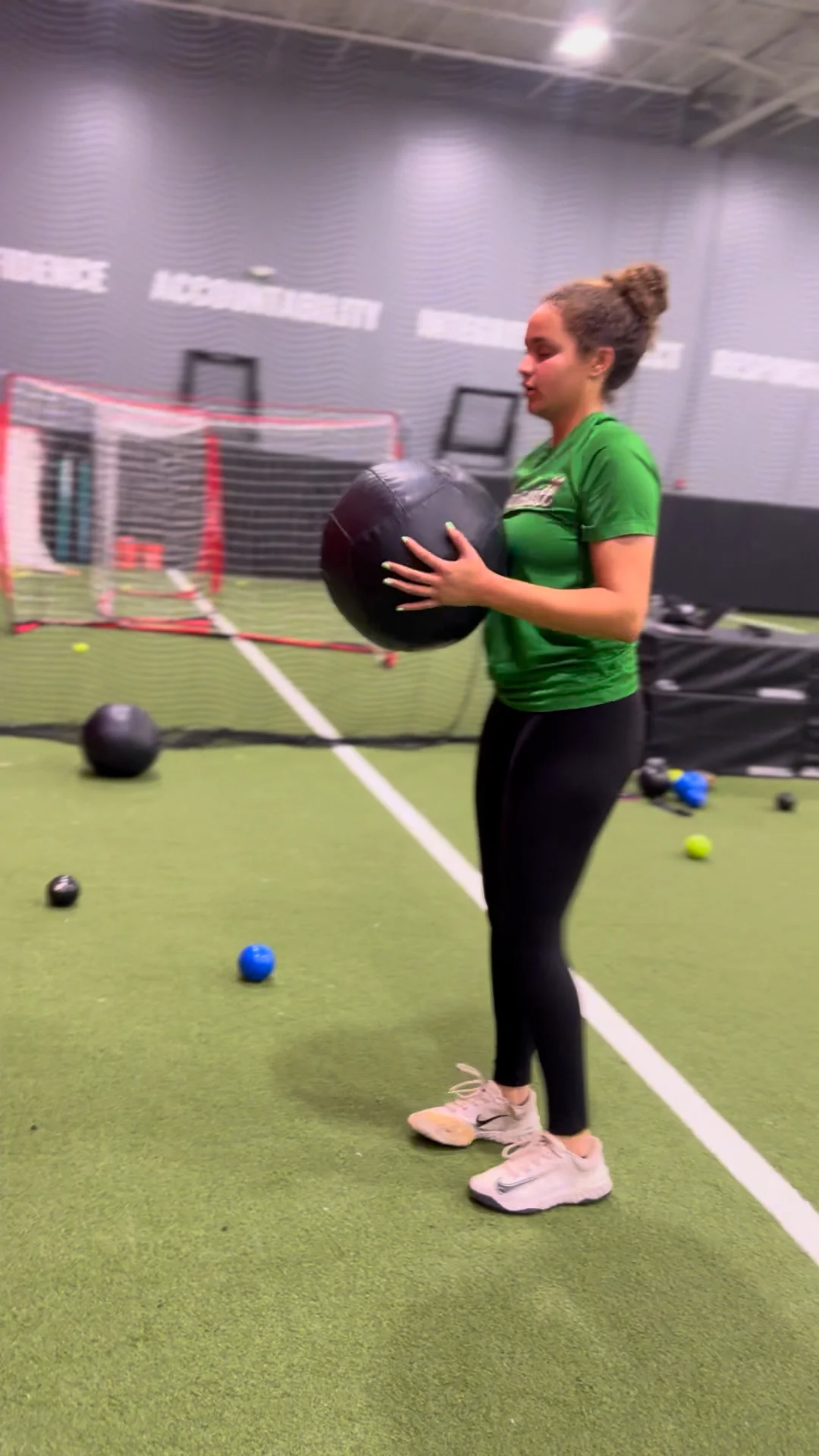 High Level Pitching® - Medicine Ball Sprinter Chest Pass 1-2 x 5 reps