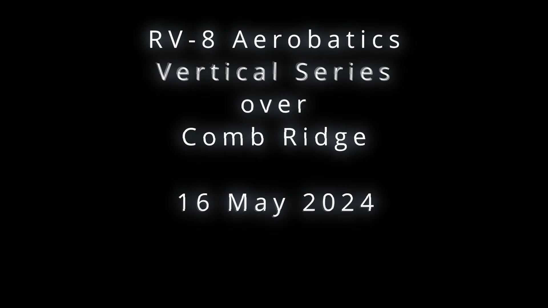 RV-8 Aerobatics - Vertical Series