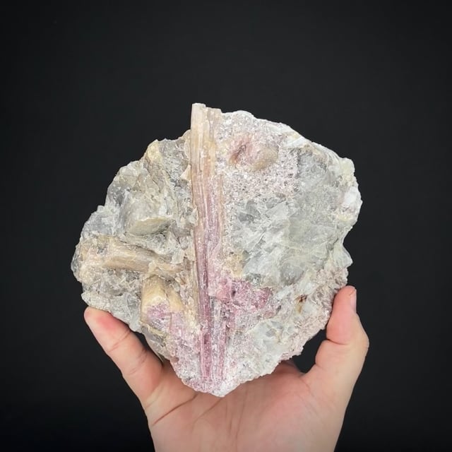 Tourmaline, Quartz, Feldspar & Lepidolite | Brown Derby Mine, Quartz ...