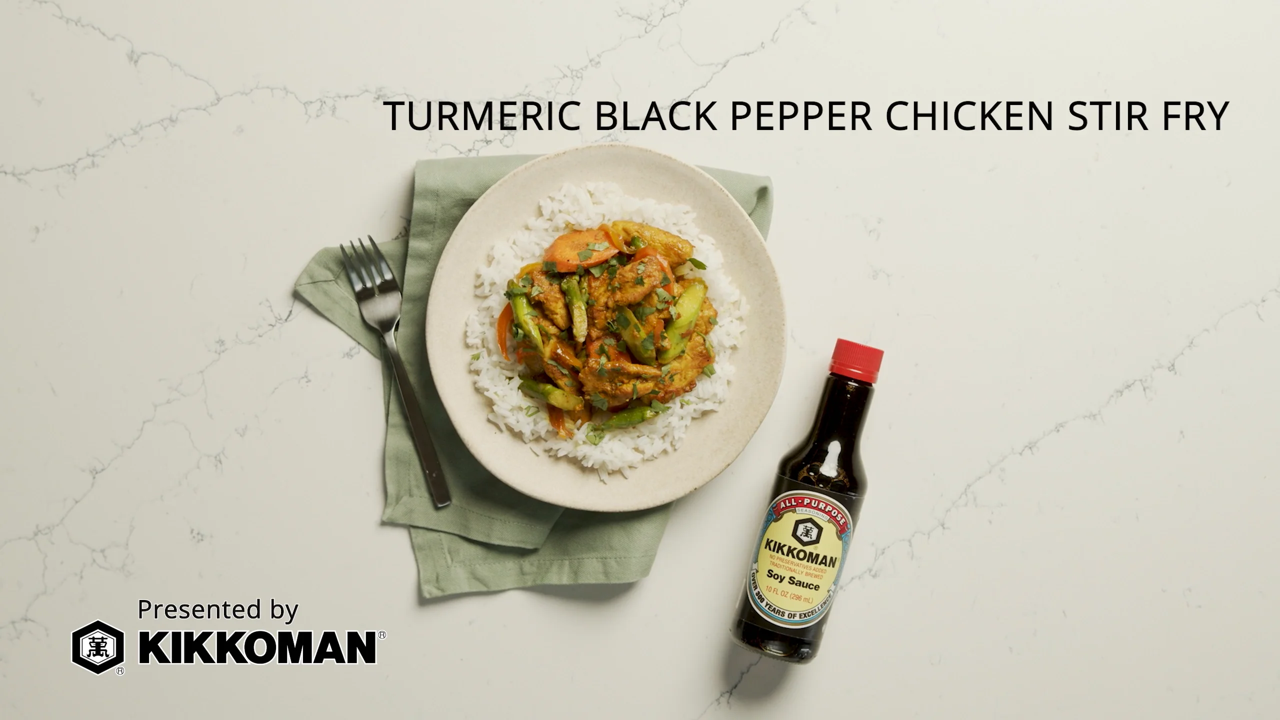 Kikkoman 3. Turmeric Chicken Stir Fry v1 on Vimeo