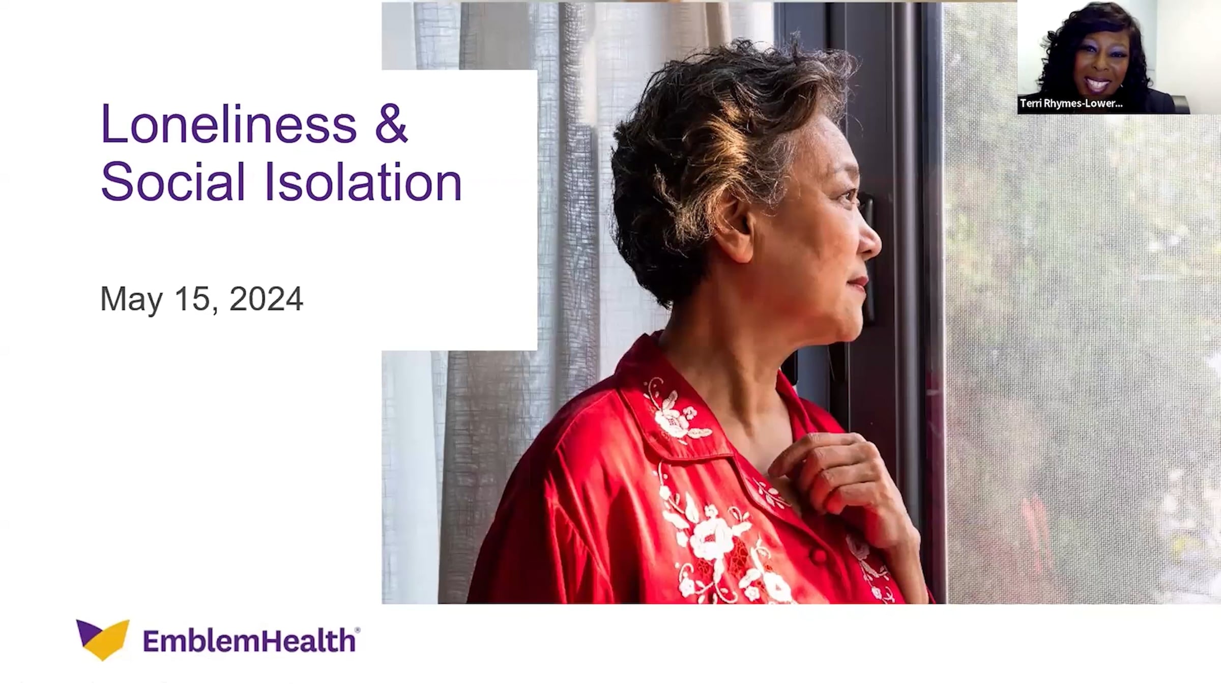 Webinar on Loneliness and Social Isolation