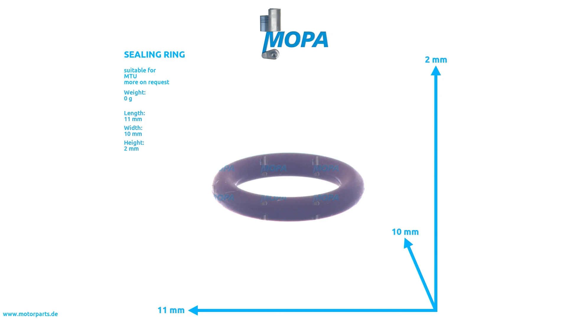 23504352 - MOPA SEALING RING suitable for MTU engines on Vimeo