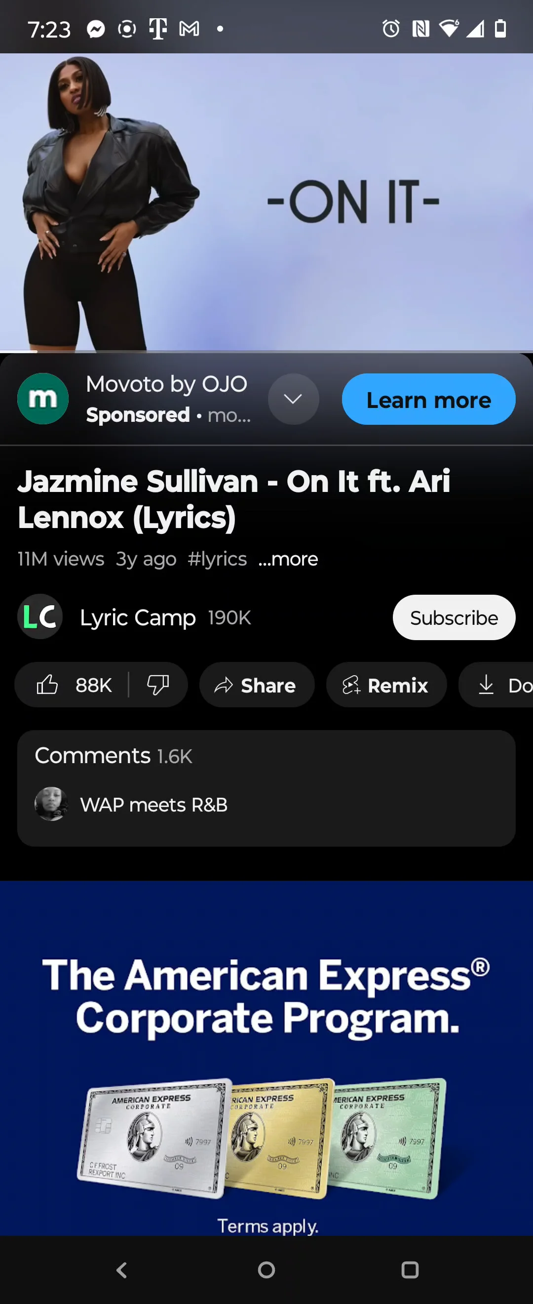 Jazmine Sullivan ft. Ari Lennox - On It on Vimeo