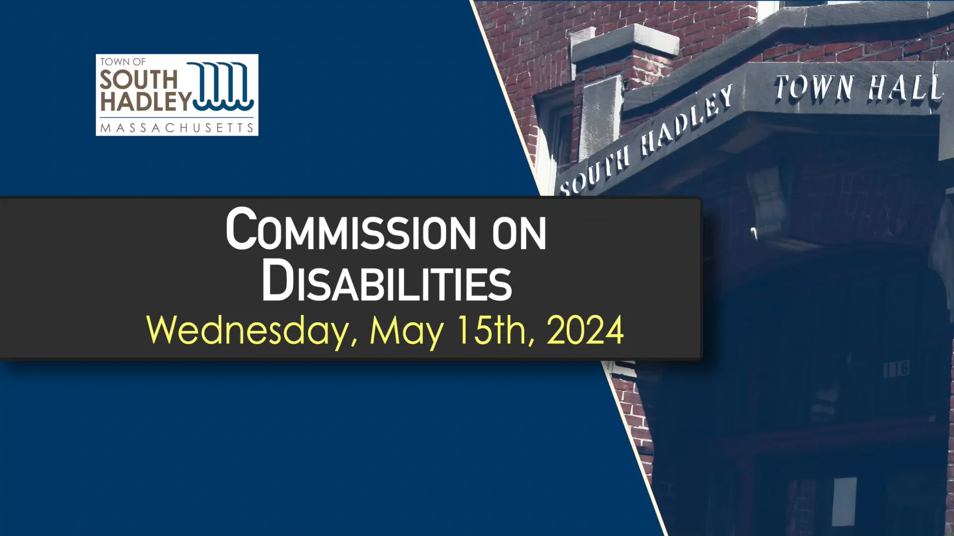 Commission on Disabilities: 05/15/2024 on Vimeo