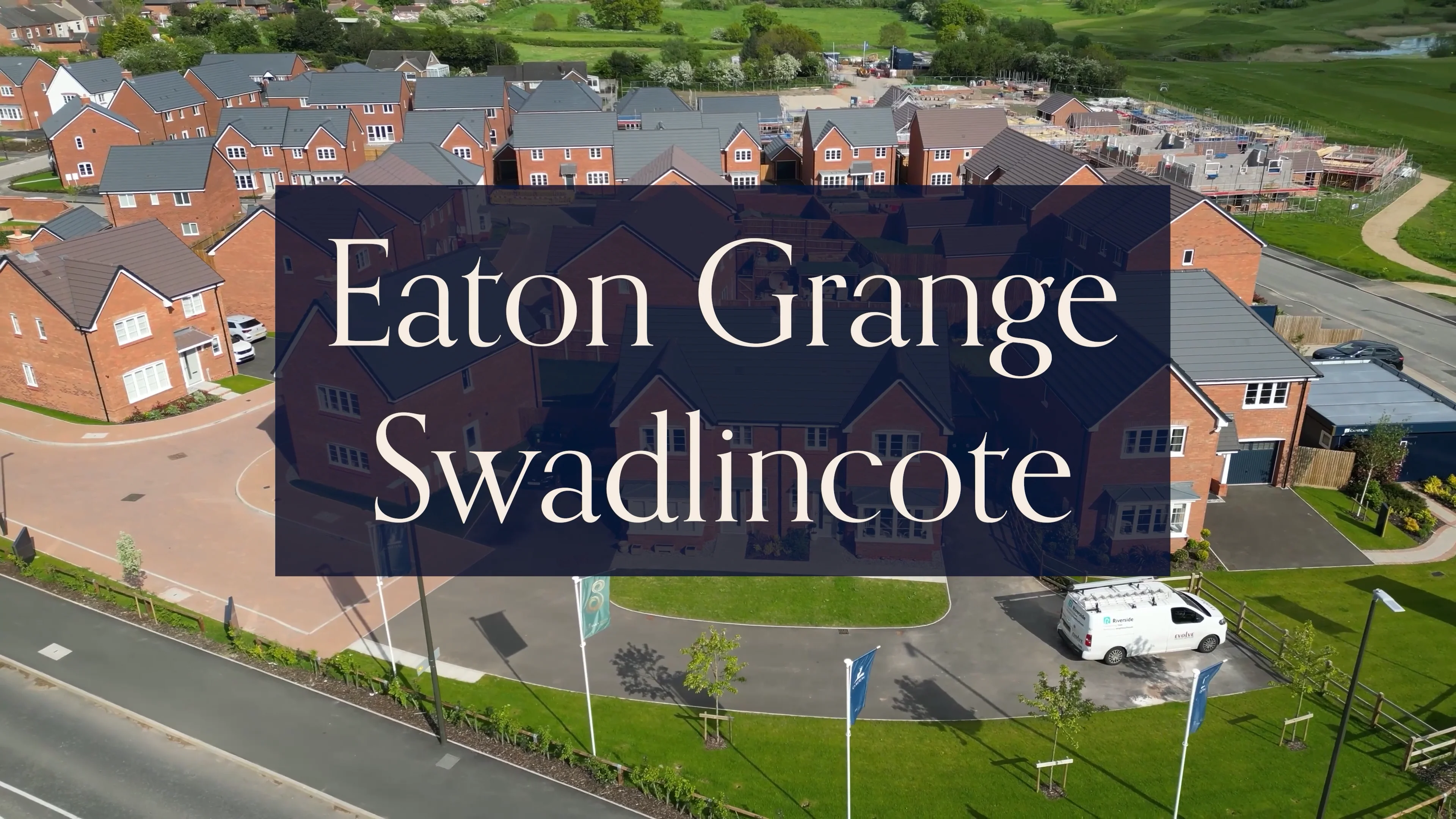 Eaton Grange, Swadlincote - Drone tour