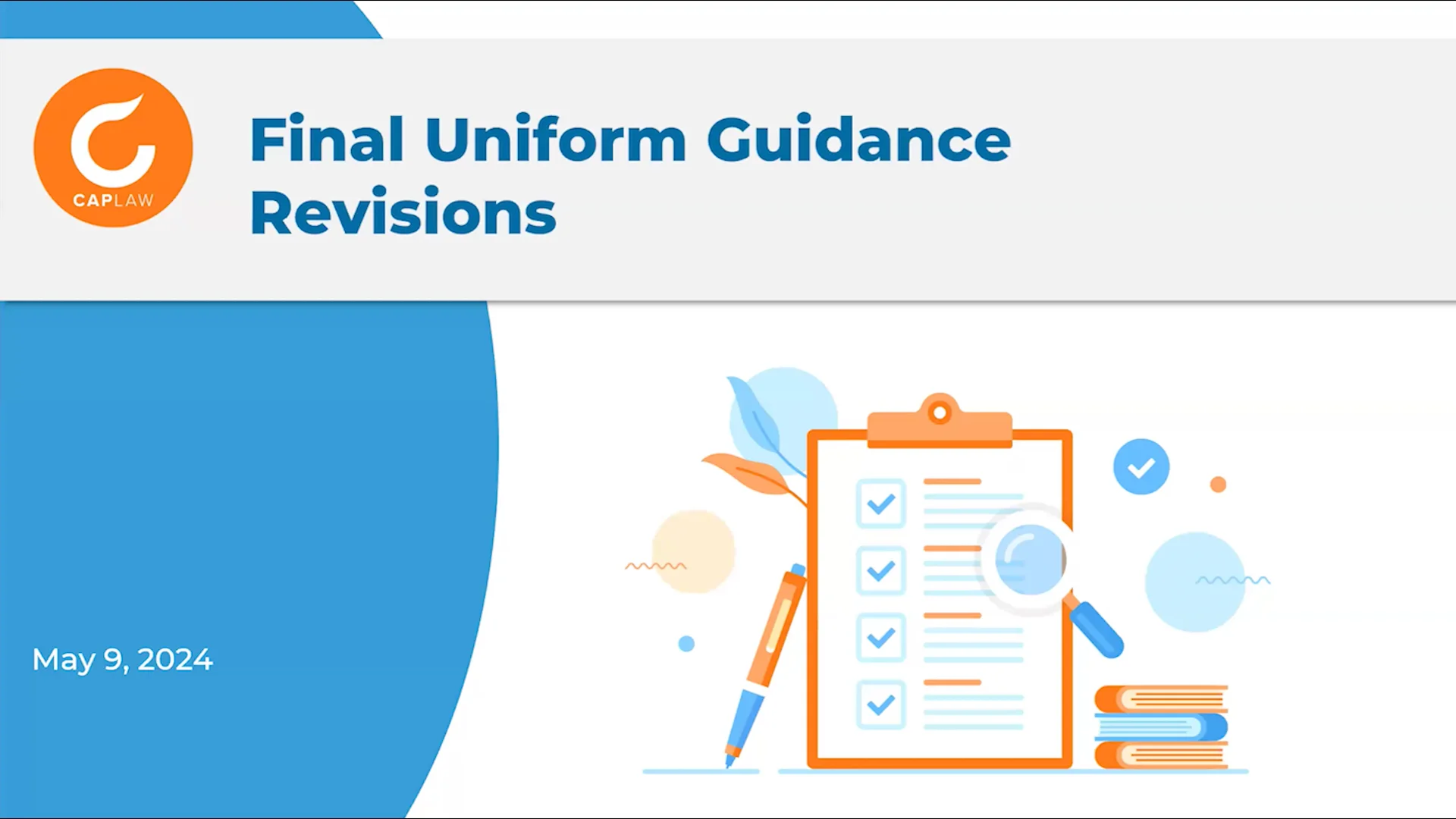 Final Uniform Guidance Revisions on Vimeo