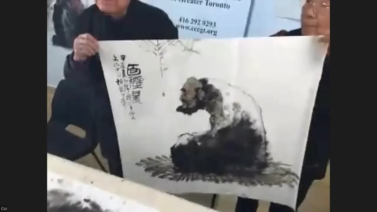 Chinese Painting: Master Shan Bai Qin (單柏欽老師) 4, Bodhidharma on Vimeo
